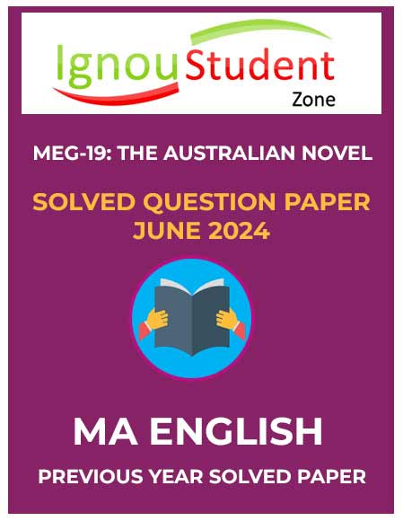 MEG 19 Solved Question Paper June 2024 – PDF IGNOU