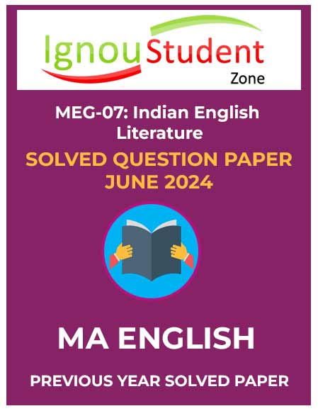 MEG 7 Solved Question Paper June 2024 – PDF Download IGNOU