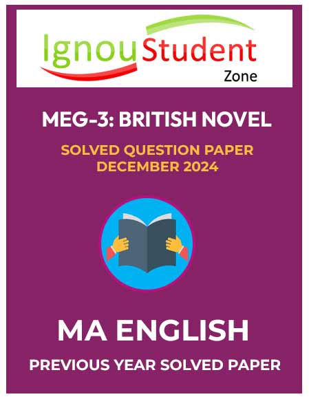 MEG 3 Solved Question Paper June 2025 | IGNOU MEG 3 PDF