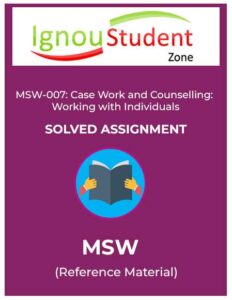 IGNOU MSWE 10 Solved Assignment 2025-26 | MSWE 10 PDF