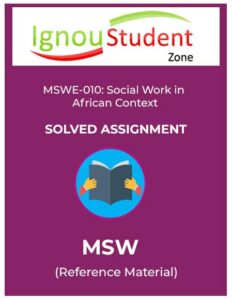 IGNOU MSW 7 Solved Assignment 2025-26 | IGNOU MSW 7 PDF